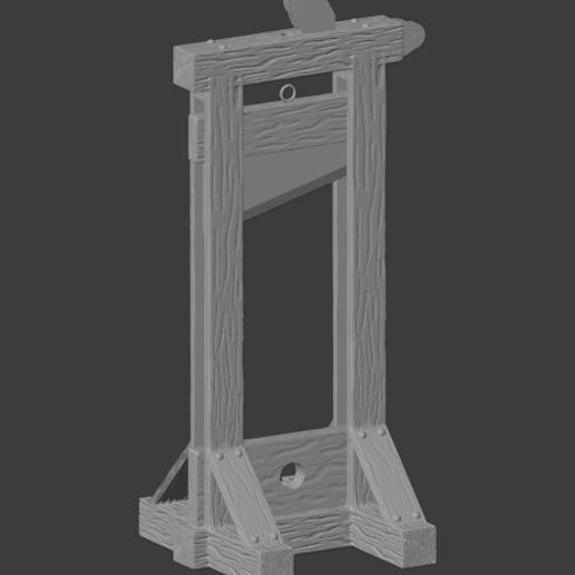 Download free STL file Medieval Guillotine (Updated Version) • Design ...