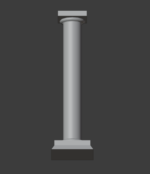 Free 3D file Simple Palace Column・Template to download and 3D print・Cults
