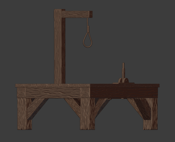 Free 3D file The Gallows・3D printable object to download・Cults