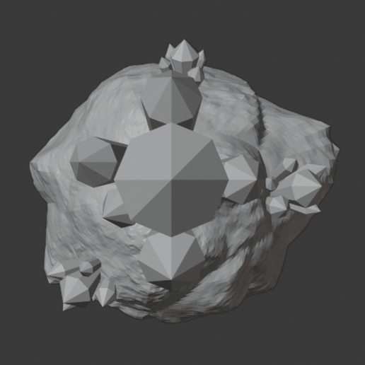 Download free STL file Crystal Formations (Cluster 1) • 3D print model ...