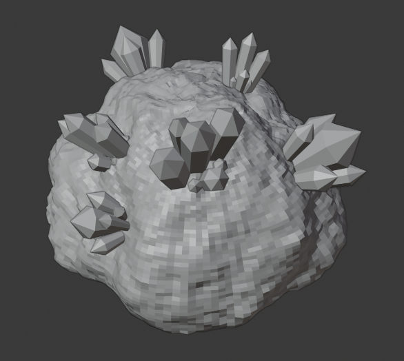 Free STL file Crystal Formations (Cluster 2)・Design to download and 3D ...