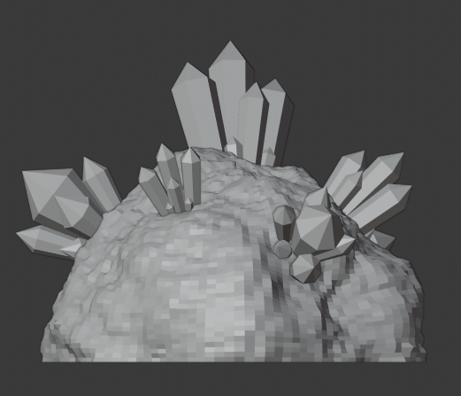 Free STL file Crystal Formations (Cluster 2)・Design to download and 3D ...