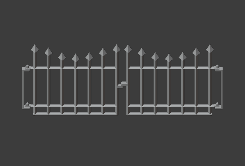 Free 3D file Wrought Iron Gate・3D printing idea to download・Cults