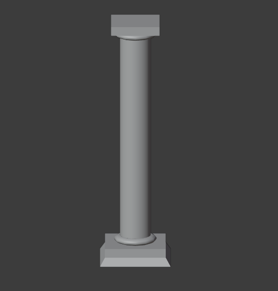 Free 3D file Simple Palace Column・Template to download and 3D print・Cults