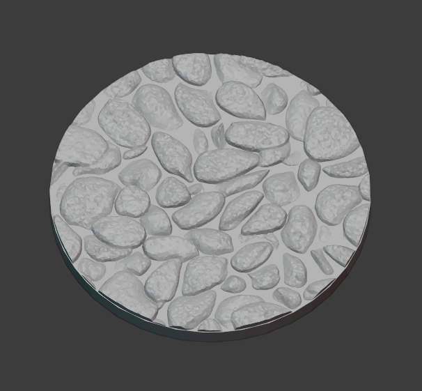Free 3D file Basic Cobblestone #3 (25mm Base)・3D printing model to ...