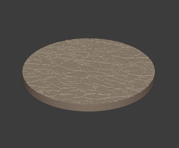 Free 3D file Basic Cracked Ground (25mm Base) 🎲・3D printable design to ...