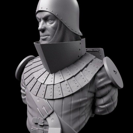 Descargar archivo STL Busto medieval • Diseño para impresión en 3D ・ Cults