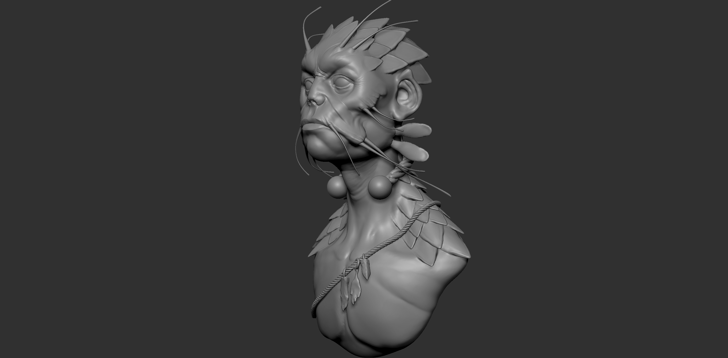 Free STL file Alien Bust・Model to download and 3D print・Cults