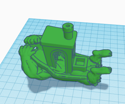 STL file Hulk Benchy・3D printer design to download・Cults