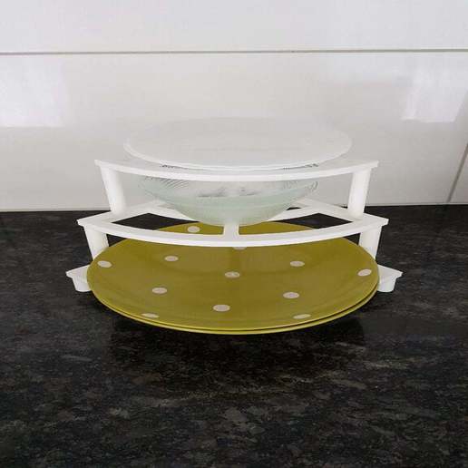 Download free 3D printer templates Plate holder with 3 layers ・ Cults