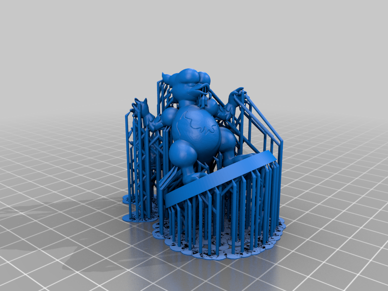 Archivo STL gratis Magmar / Magmortar (Serie Pokemon 35mm True Scale ...