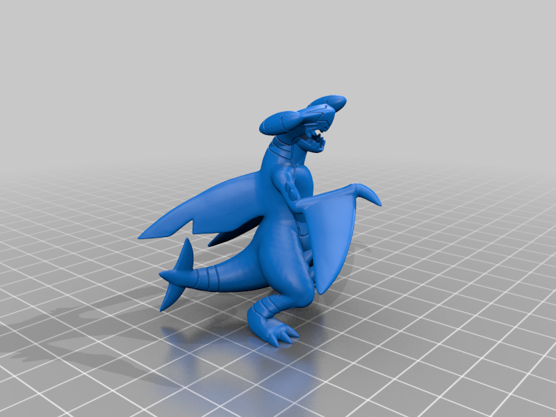 Free STL file Gible / Gabite / Garchomp / Mega Garchomp (35mm True ...