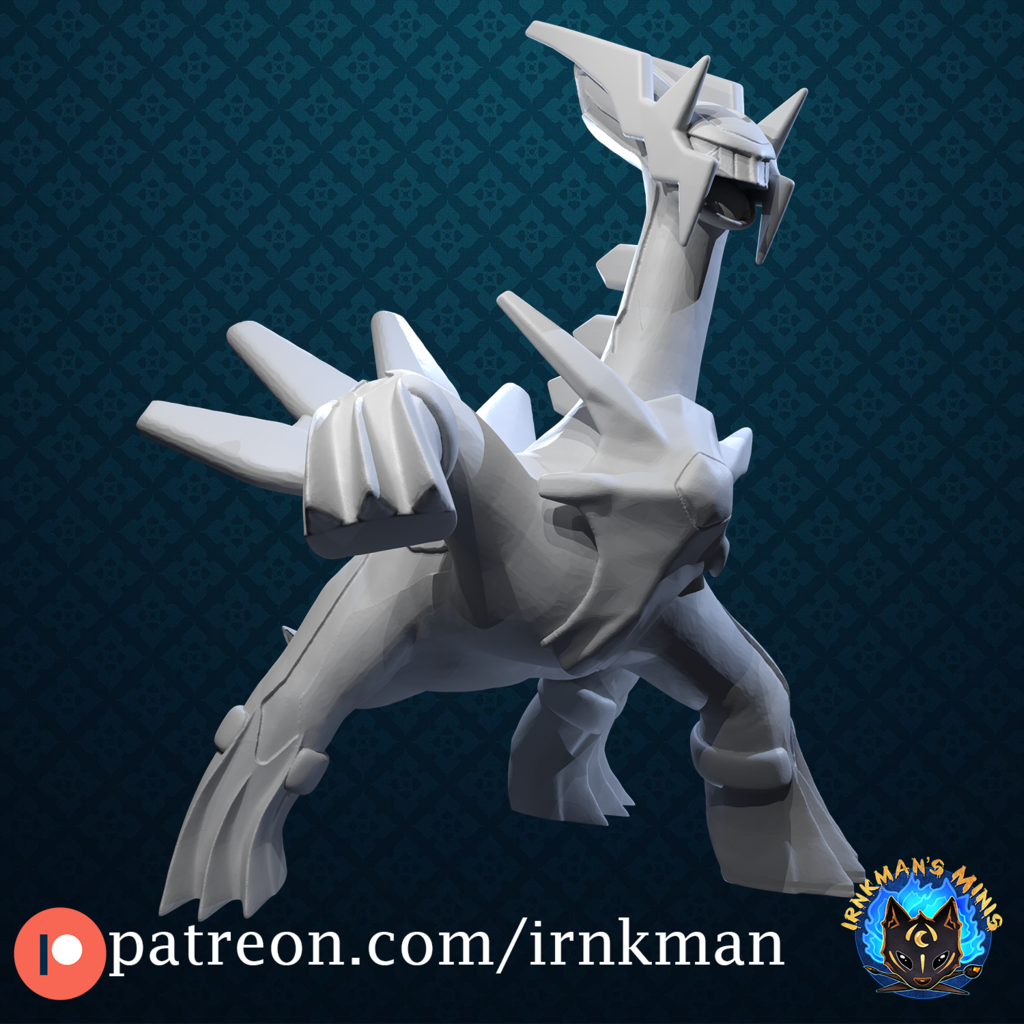 Free STL file Dialga (Pokemon 35mm True Scale Series) 🐉・3D printing ...