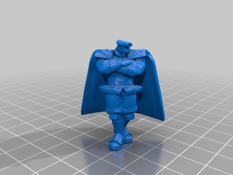Free STL file M. Bison Street Fighter 5 🦬・Model to download and 3D ...