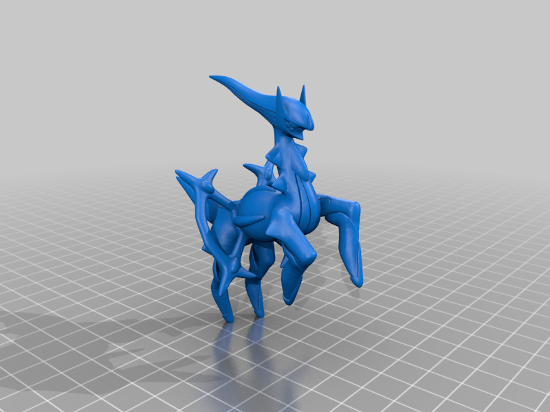 Archivo STL gratis Arceus (Pokemon 35mm True Scale) 🐉・Diseño por ...