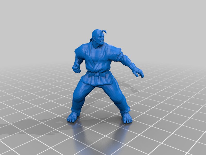 Free STL file Dan Hibiki (SFV)・3D printer model to download・Cults