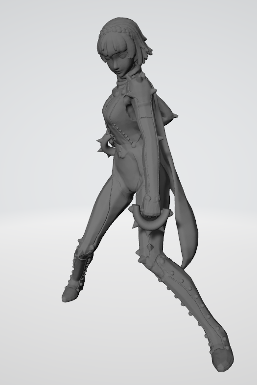 Archivo STL gratis Makoto/Queen (Persona 5) 🎲・Plan imprimible en 3D ...