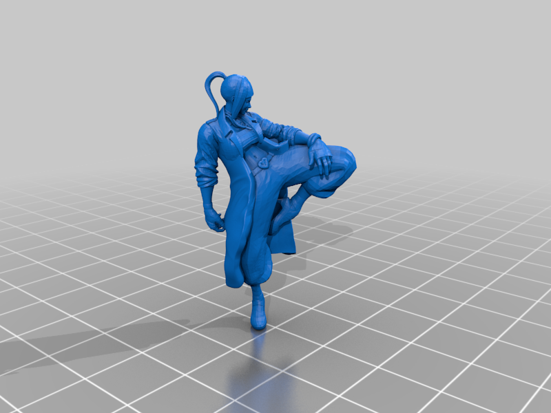 Archivo STL gratis Juri [traje de araña] (SFV)・Modelo para descargar y ...