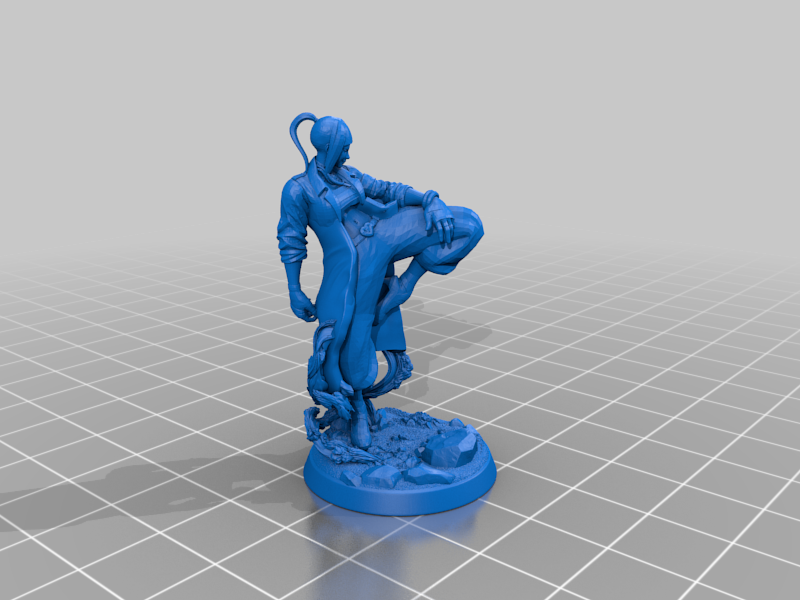 Archivo STL gratis Juri [traje de araña] (SFV)・Modelo para descargar y ...