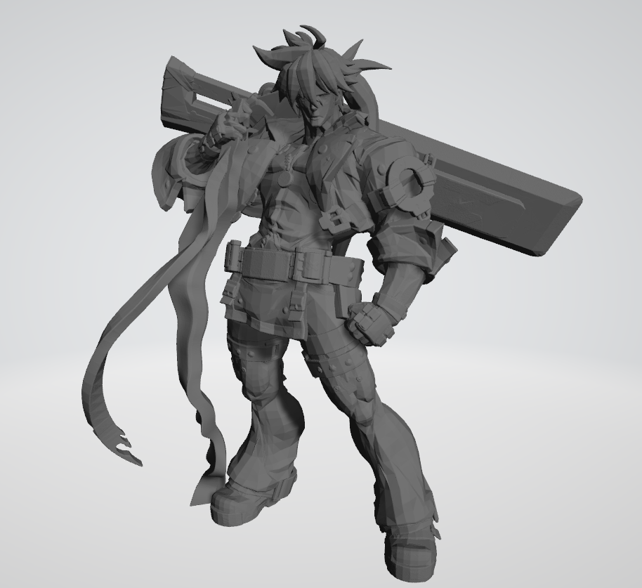 STL file Sol Badguy (Guilty Gear Strive)・3D printing model to download ...