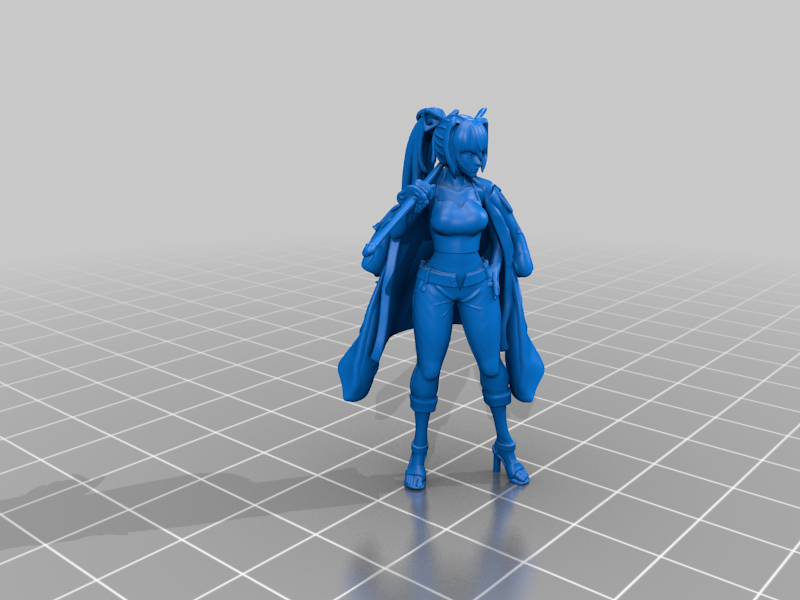 Free STL file Yuzuhira (Under Night In-Birth)・3D printer model to ...