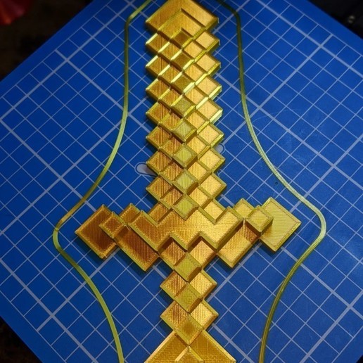Download free STL file MineCraft Sword • 3D printable design ・ Cults