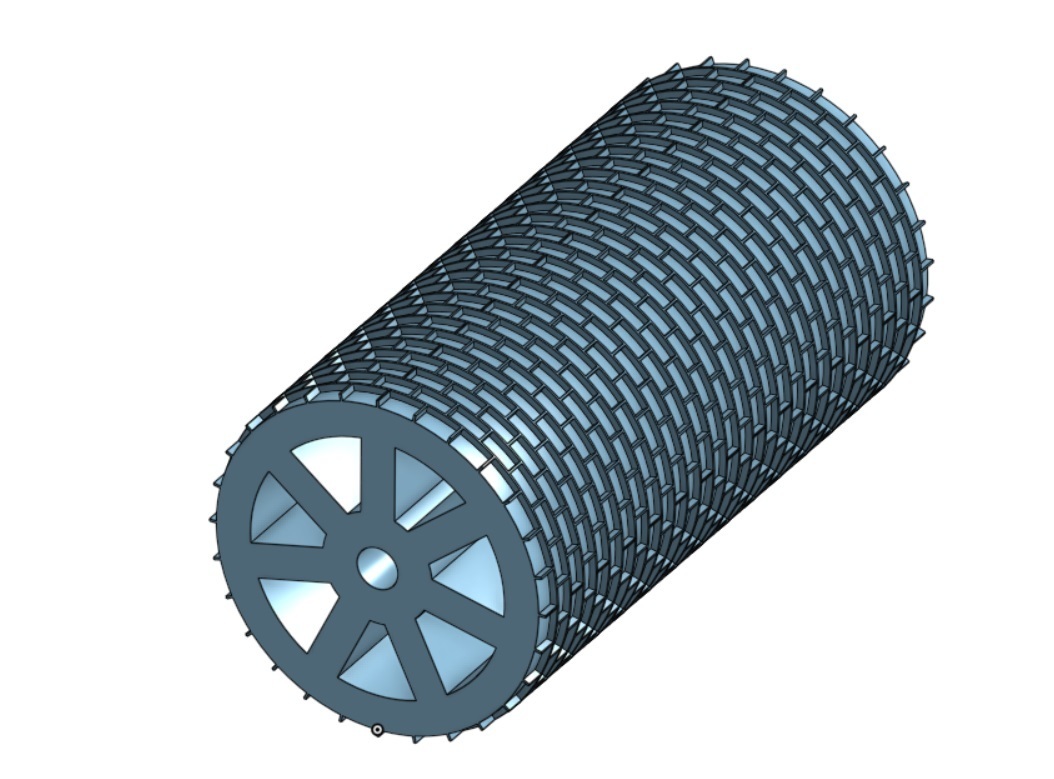 STL file Cutting Stone Roller (3par5) HO・Template to download and 3D ...