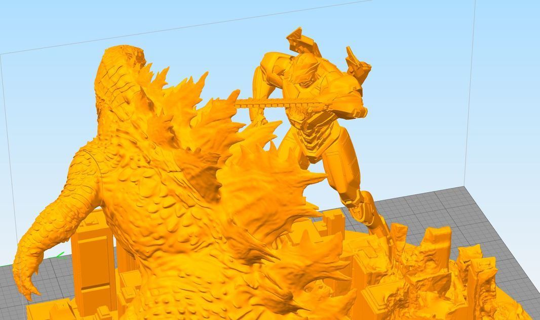 3D file Godzilla 🎨・3D print design to download・Cults