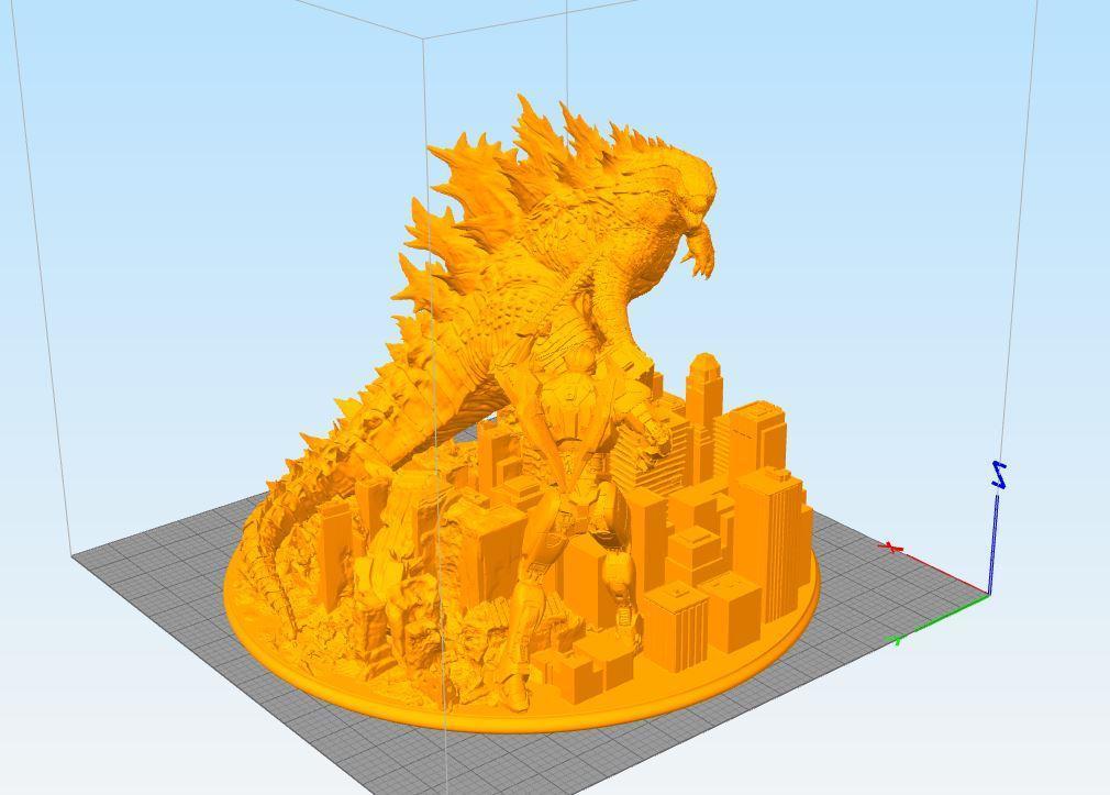 3D file Godzilla 🎨・3D print design to download・Cults