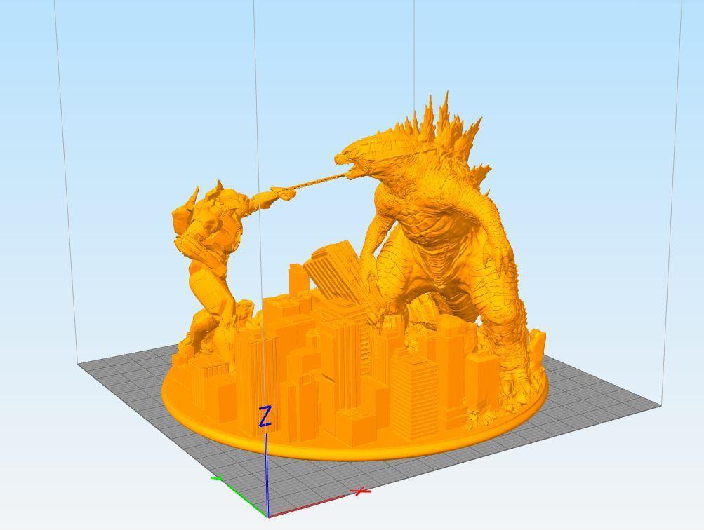 3D file Godzilla 🎨・3D print design to download・Cults
