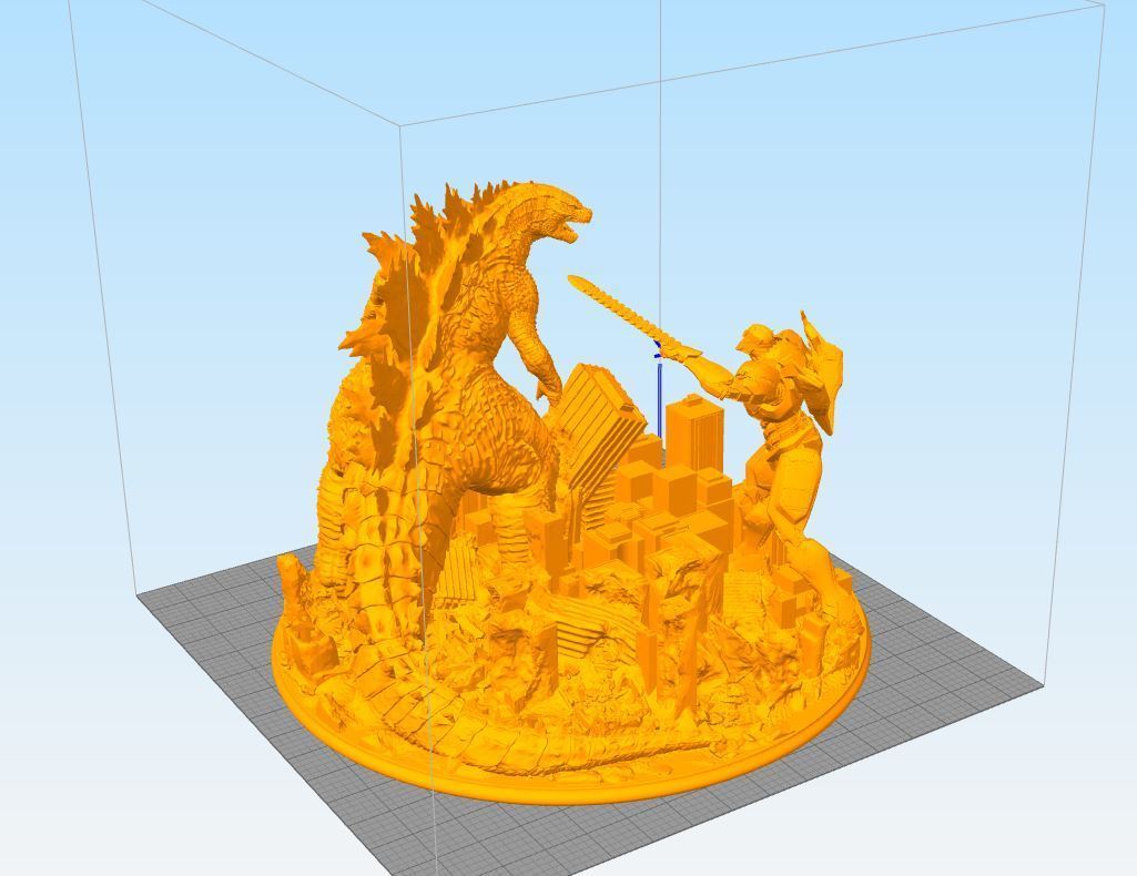 3D file Godzilla 🎨・3D print design to download・Cults