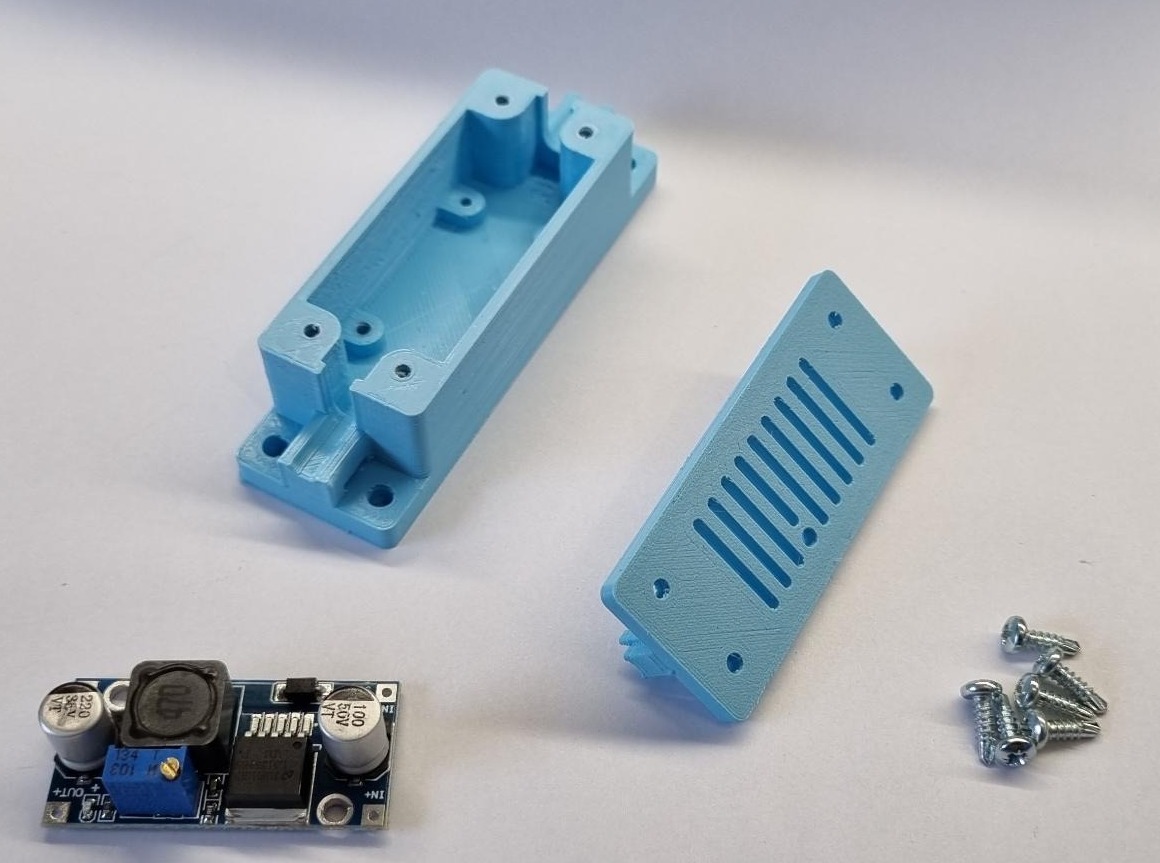 Free STL file LM2596 HOLDER V2・3D printing model to download・Cults