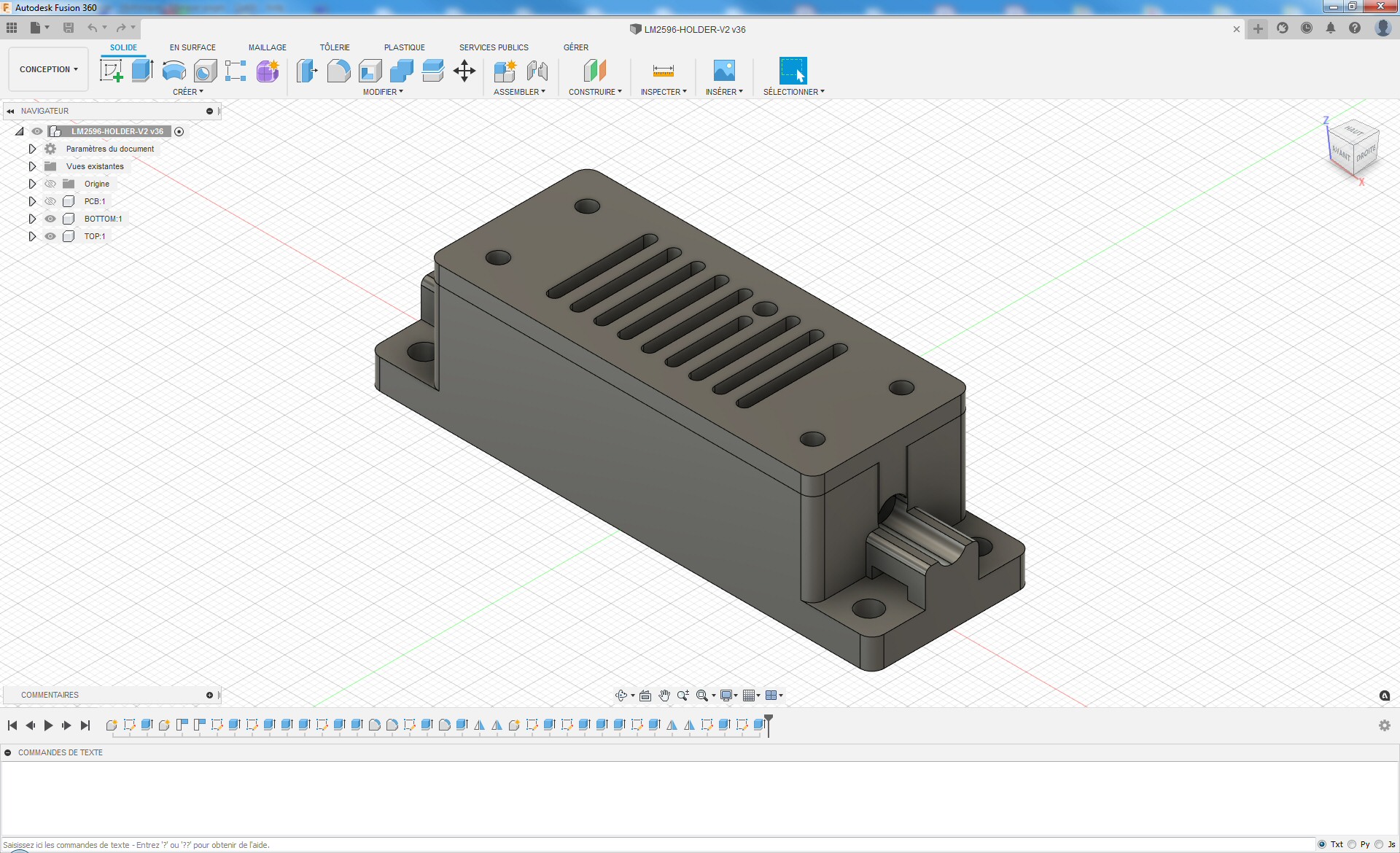 Free STL file LM2596 HOLDER V2・3D printing model to download・Cults