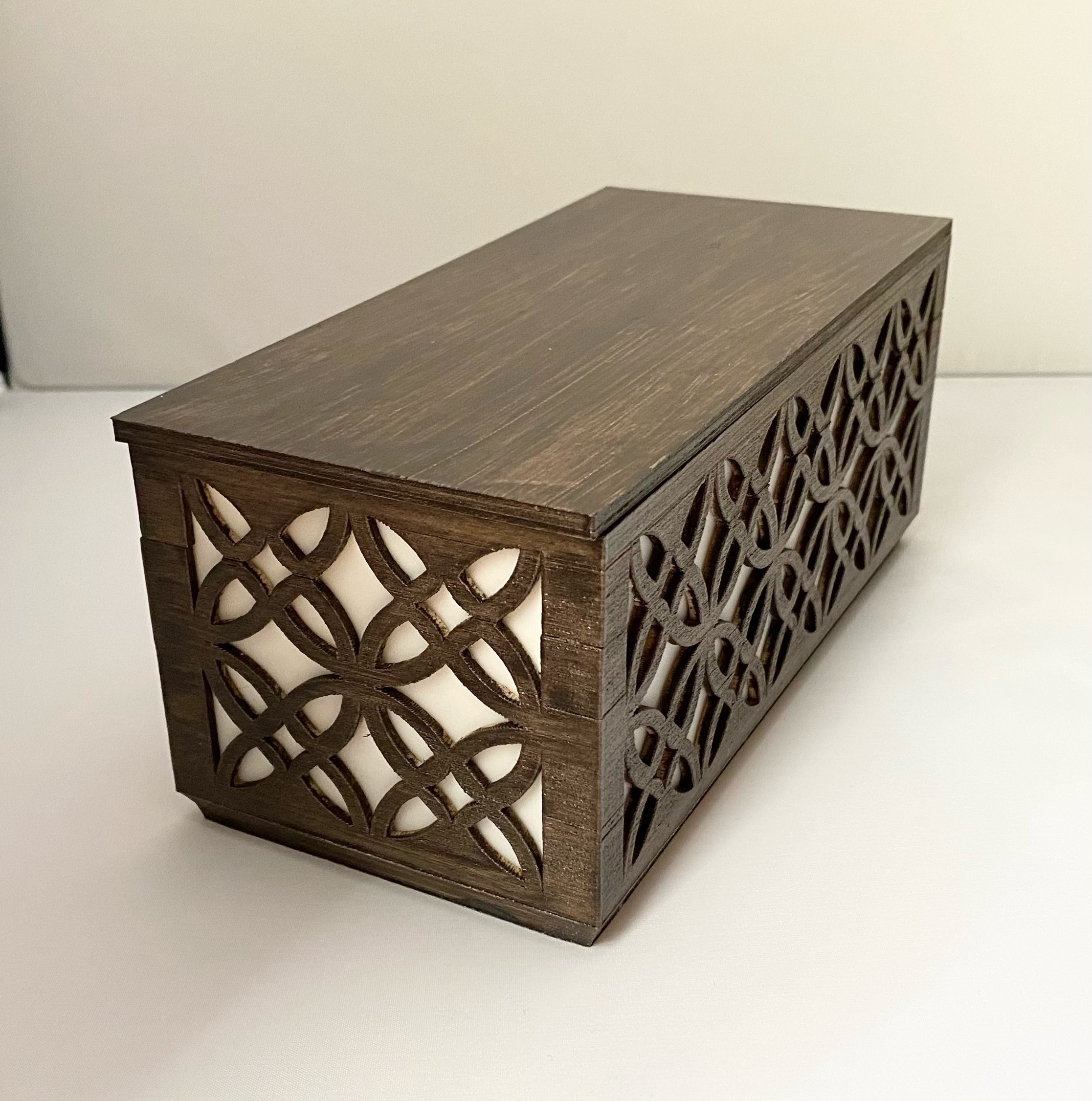 STL file Decorative Box with Color Inserts and Lid・Template to download ...