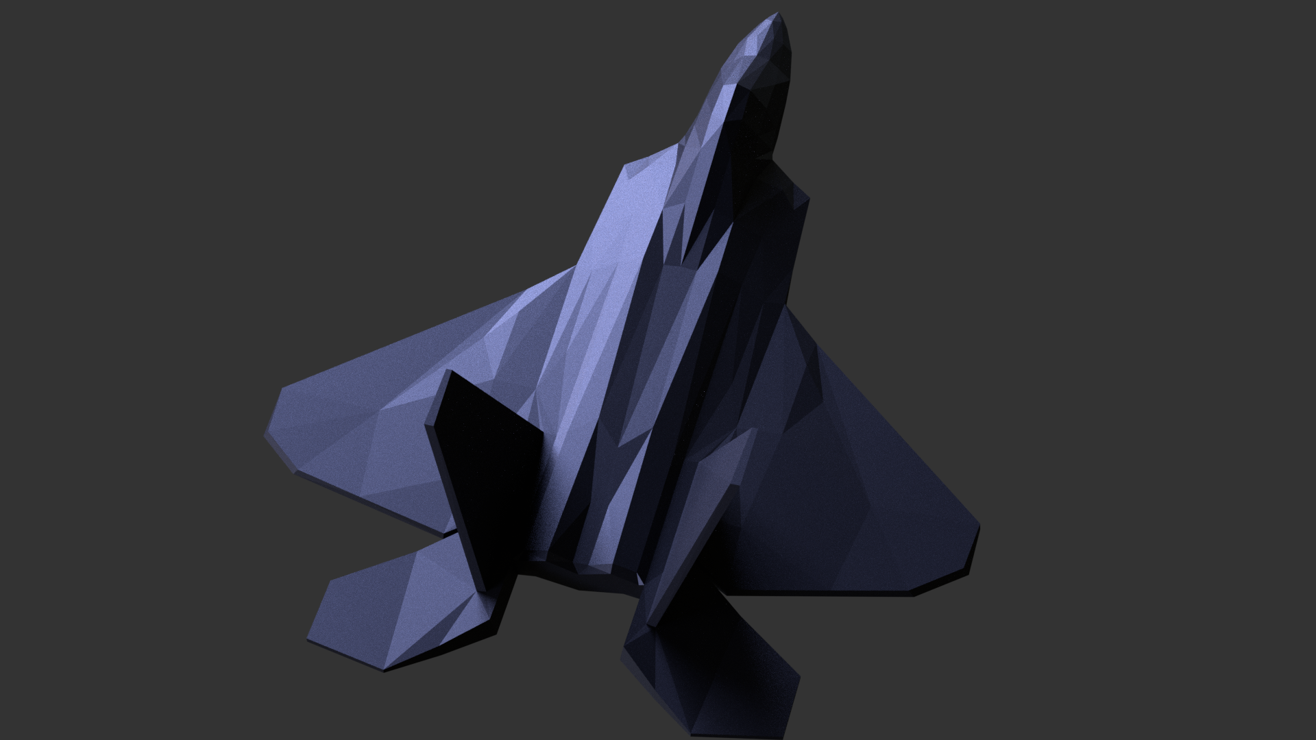 Файл STL F22 Raptor Lowpoly 3d Print 3D print model・3D-печатная модель ...