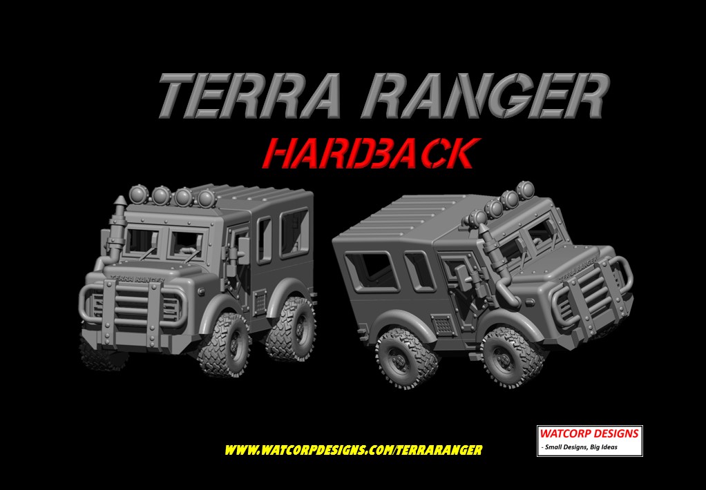 3D file Terra Ranger Wargames Trucks 🚚・Model to download and 3D print・Cults
