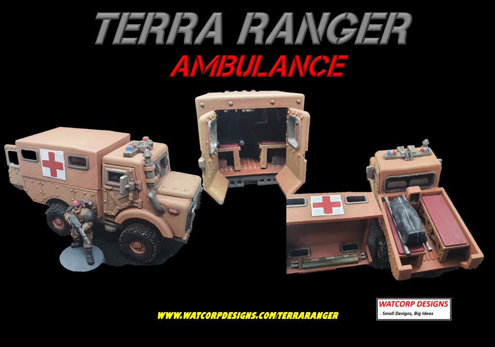 3D file Terra Ranger Wargames Trucks 🚚・Model to download and 3D print・Cults