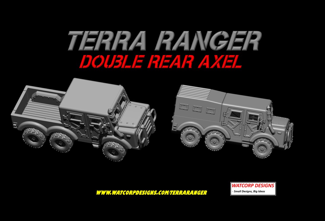 3D file Terra Ranger Wargames Trucks 🚚・Model to download and 3D print・Cults