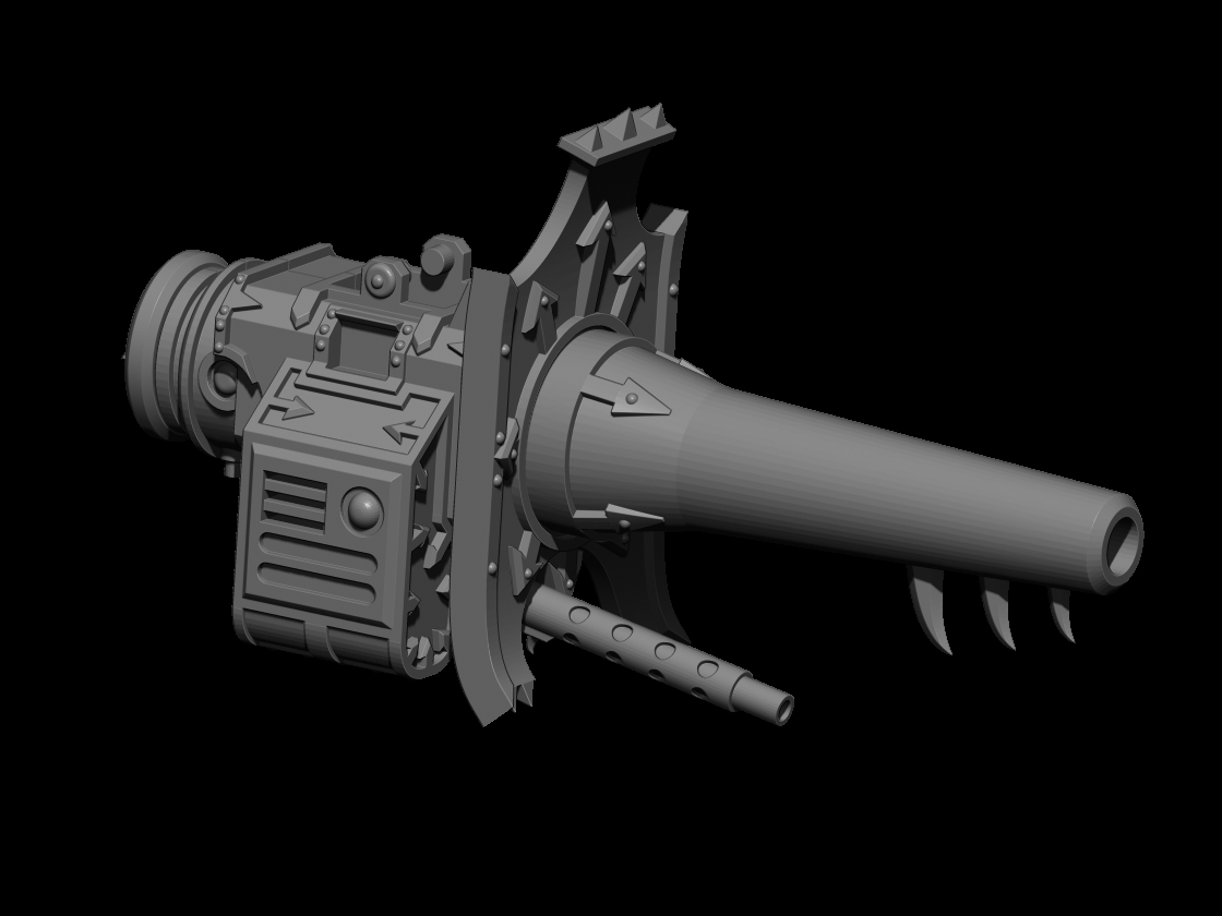 3D file Chaos Knight Battle Cannon・Model to download and 3D print・Cults