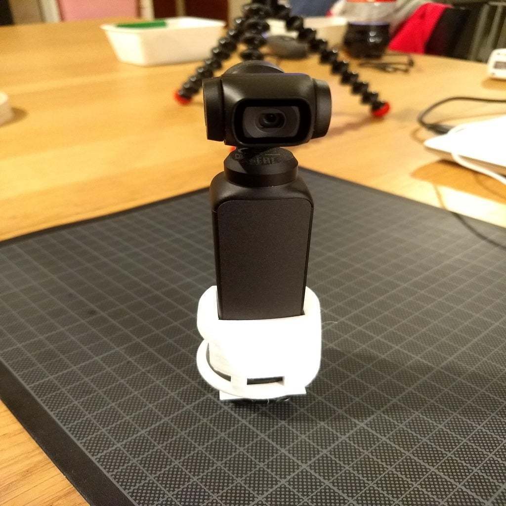 Free STL file DJI Osmo Pocket wireless module holder for tripod・3D ...