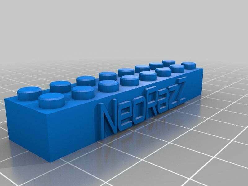 Free STL file neorazz Lego Block・3D printer model to download・Cults