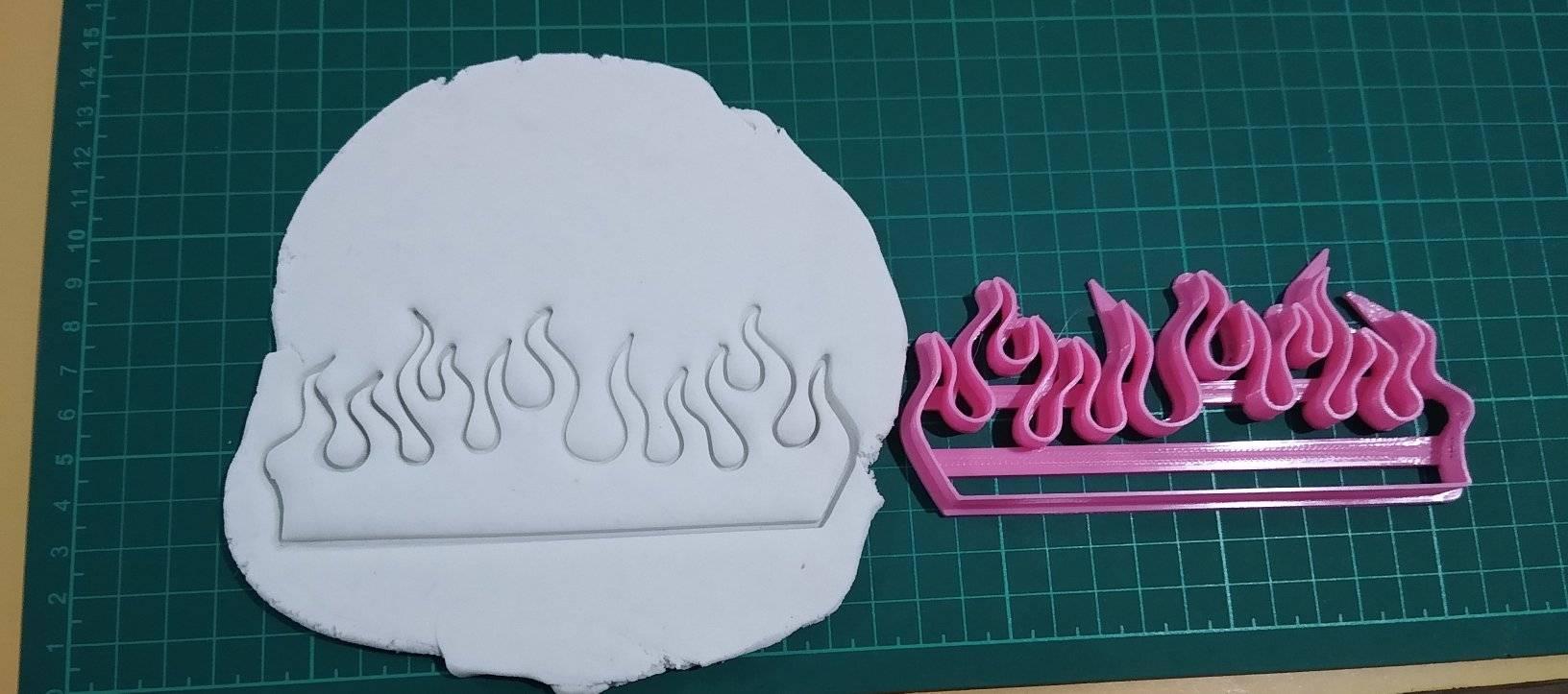 STL file flame / cutting fire model 2・3D printer model to download・Cults