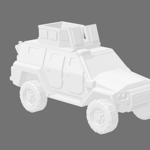 Download STL files MRAP/MRAV with turret. ・ Cults