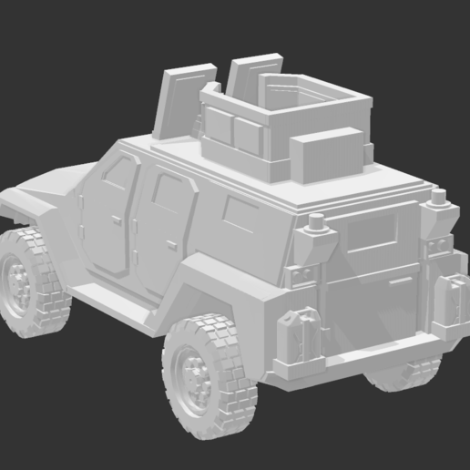 Download STL files MRAP/MRAV with turret. ・ Cults