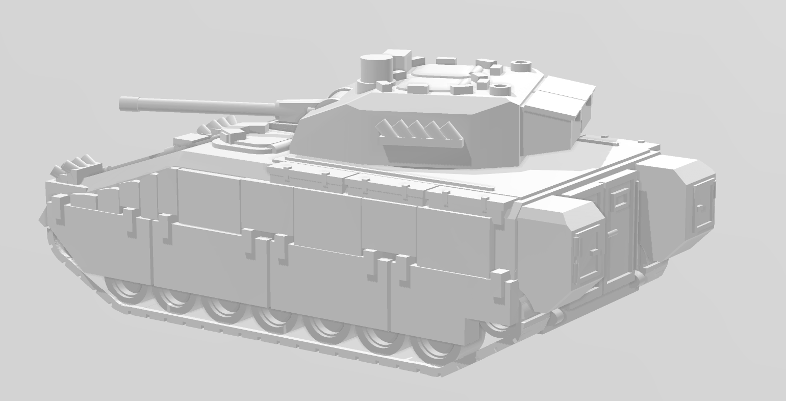 3D file Generic IFV with 2 turrets・3D printable model to download・Cults