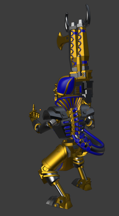 Free OBJ file Star Pharaoh Athanatos Lancer Victory Bird・3D print ...