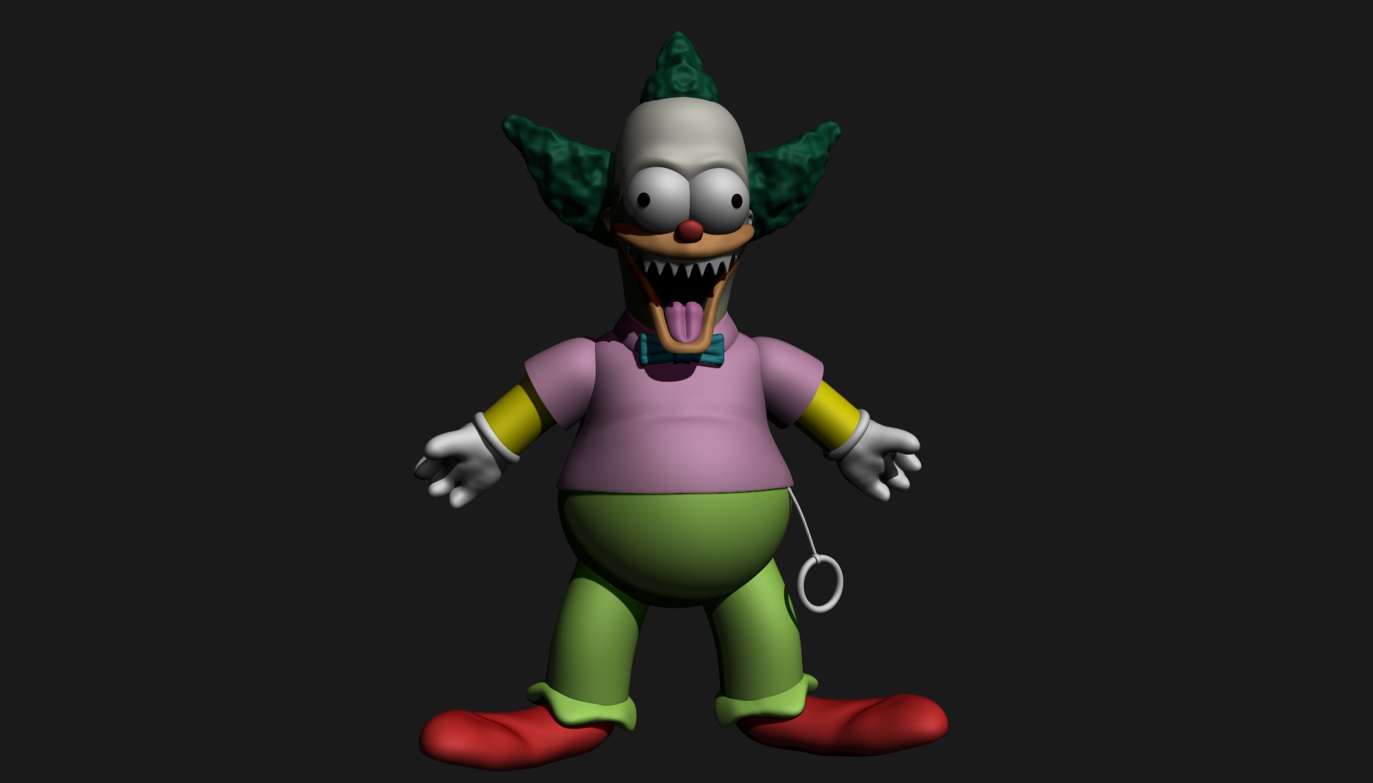 STL file Simpson - krusty the clown 🤡・3D print design to download・Cults