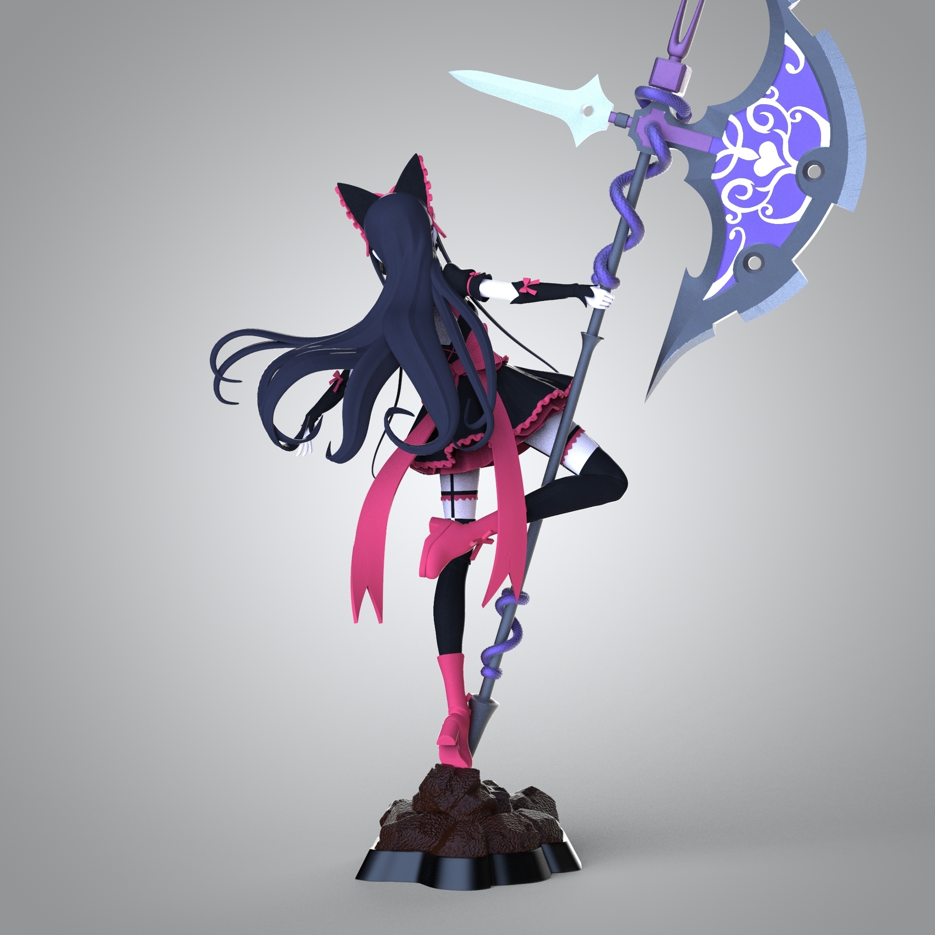 OBJ file Rory Mercury - GATE 👧・Design to download and 3D print・Cults