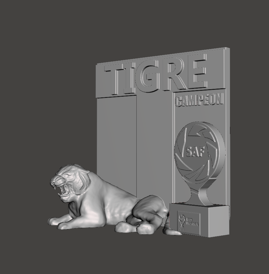 Free STL file tiger champion・3D printing design to download・Cults