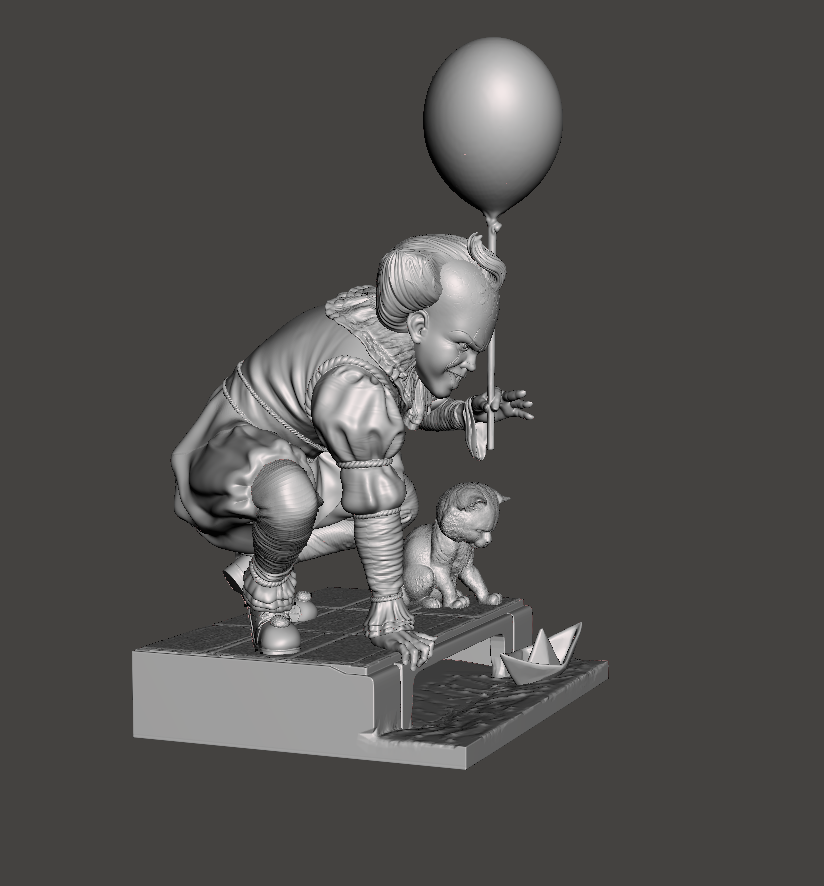 Free STL file PENNYWISE (it) 🌆・3D print model to download・Cults